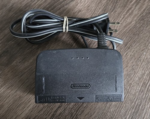 Nintendo 64 N64 Power Supply AC Adapter Original OEM NUS-002 USA Tested ...
