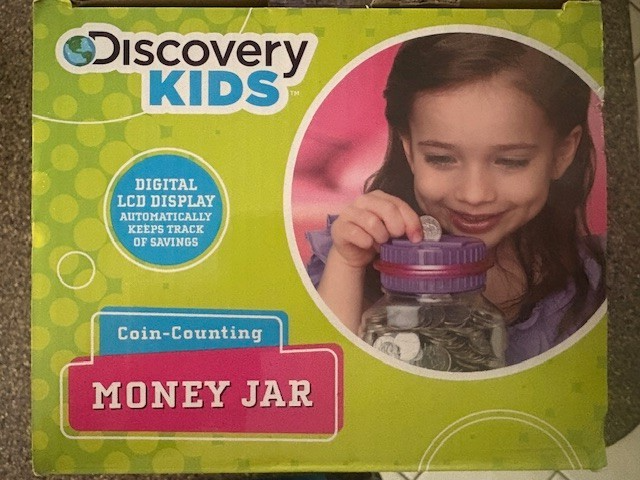 Discovery Kids NEW Digital Coin-Counting Money Jar LCD Screen ...