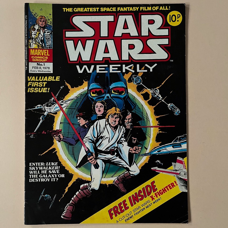Vintage Marvel UK Comic Job Lot - Star Wars Weekly & ROTJ - Includes ...