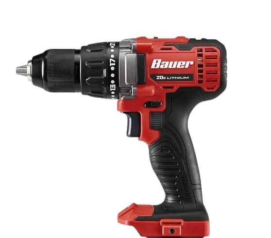 Bauer 20V (Drill/Driver, Hammer Drill/Driver & Hex Compact) - Tools ...