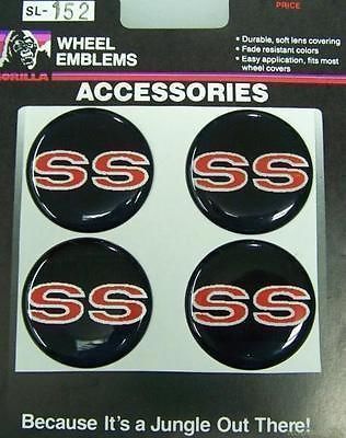CHEV SS CAMARO SUPER SPORT EL CAMINO CHEVELLE WHEEL RIMS CENTRE EMBLEM ...