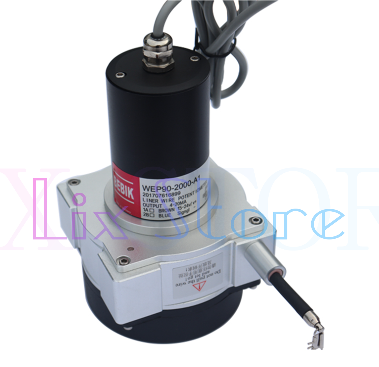 QTY:1 Displacement sensor WEP90-2000-A1 Encoder shield machine pull ...