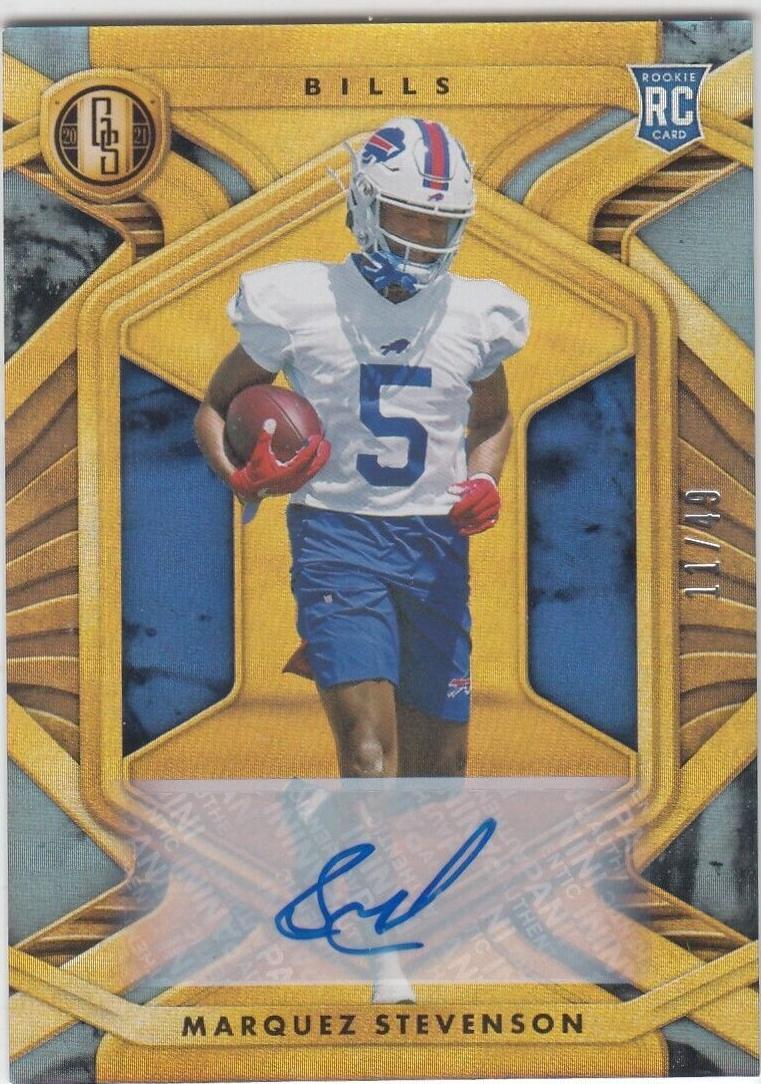 2021 Panini Gold Standard - Rookies Marquez Stevenson #185 Platinum ...