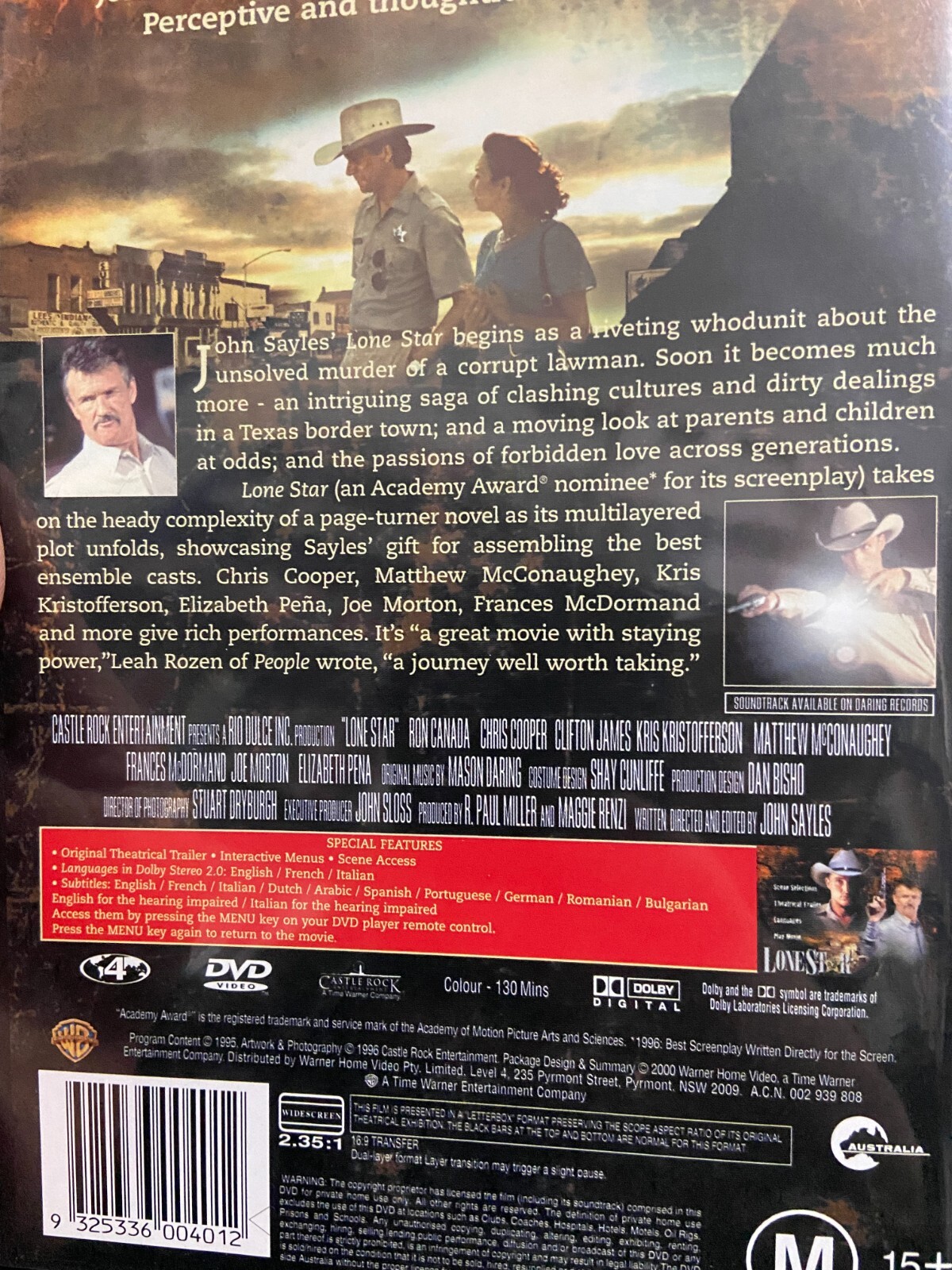 Lone Star (DVD, 1996) for sale online | eBay