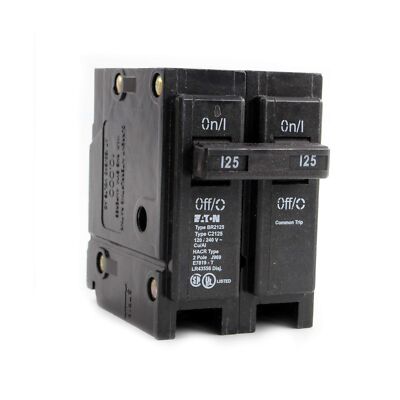 EATON CORPORATION Eaton Br2125 Double Pole Interchangeable Circuit ...