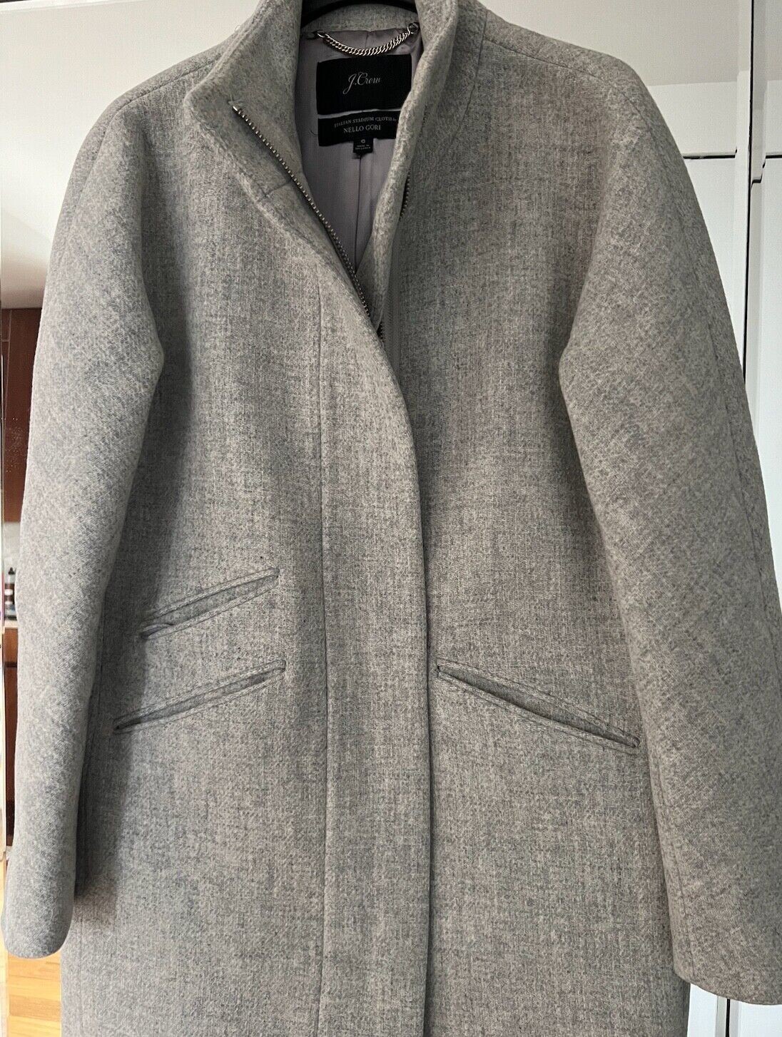 JCREW Cocoon Coat - Italian stadium-cloth Wool - Heat… - Gem