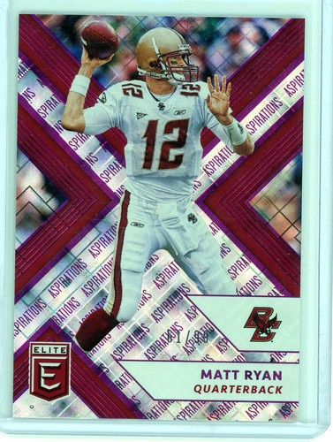 MATT RYAN - 2018 Elite Draft Picks ASPIRATIONS Purple Parallel /99! | eBay