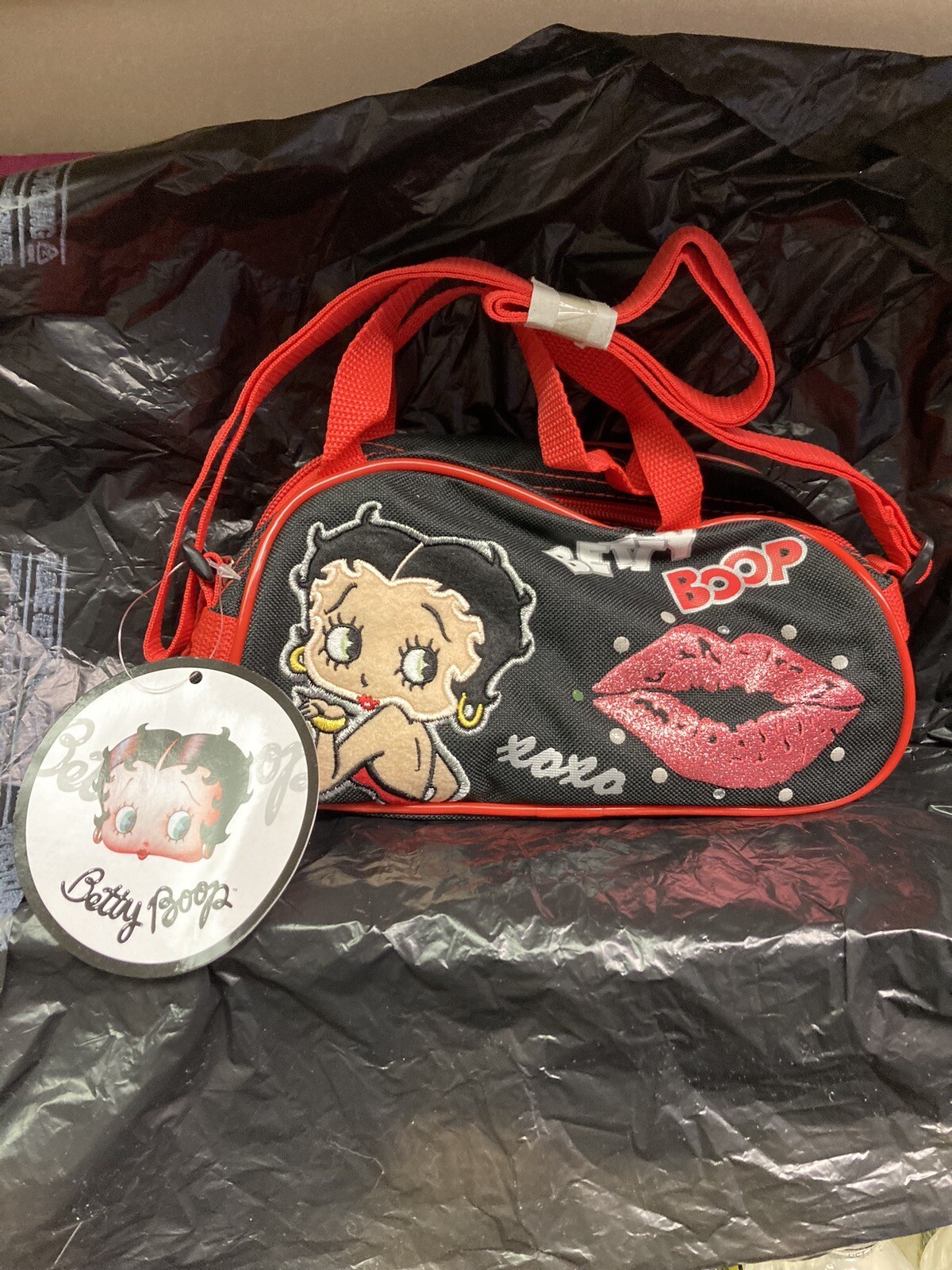 Betty Boop Hand Bag - Clutch And Crossover Straps. 8”x3” | eBay