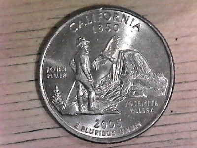 2005 P California State Quarter Actual Coin # 1 | eBay