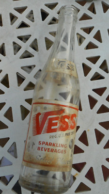 Vintage RARE Vess Soda Billion Bubble Beverage 10oz Glass Bottle | eBay