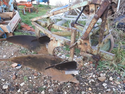 ransomes TS64 plough with skims scn mould boards and depth wheel | eBay UK