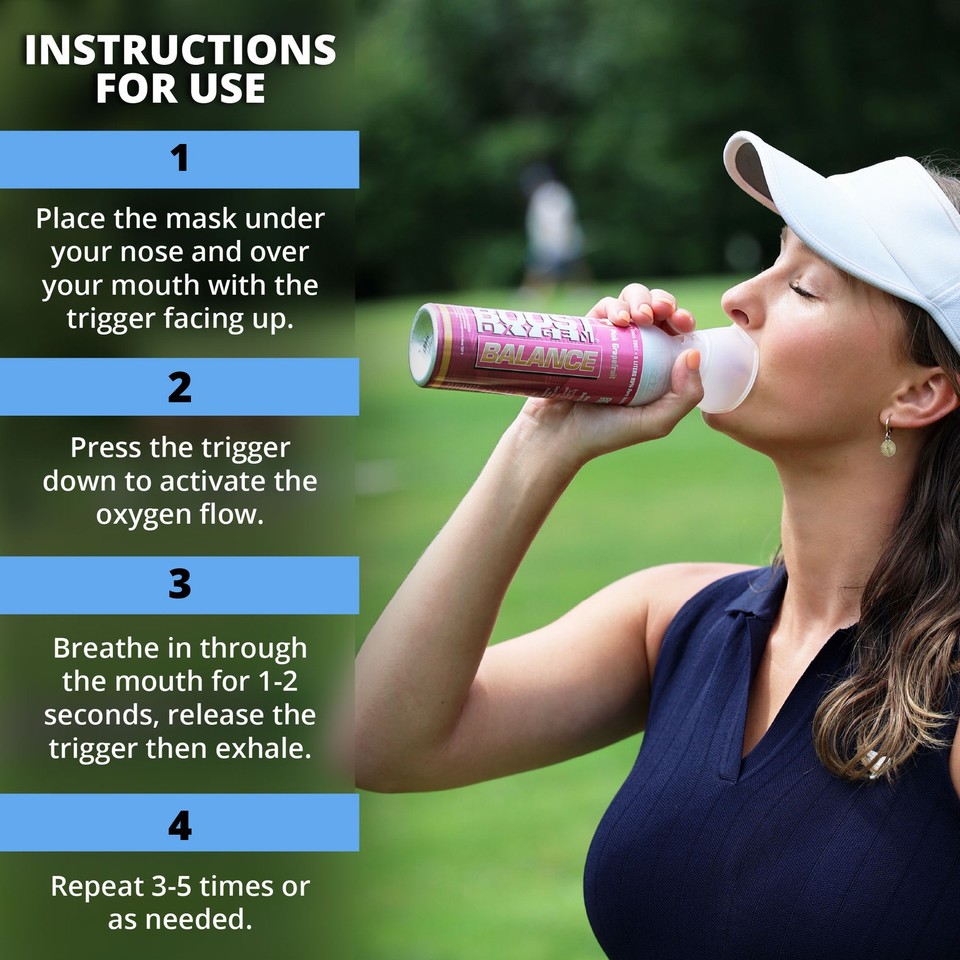 Boost Oxygen Large Natural 10 Liter Respiratory Support Health Canister ...