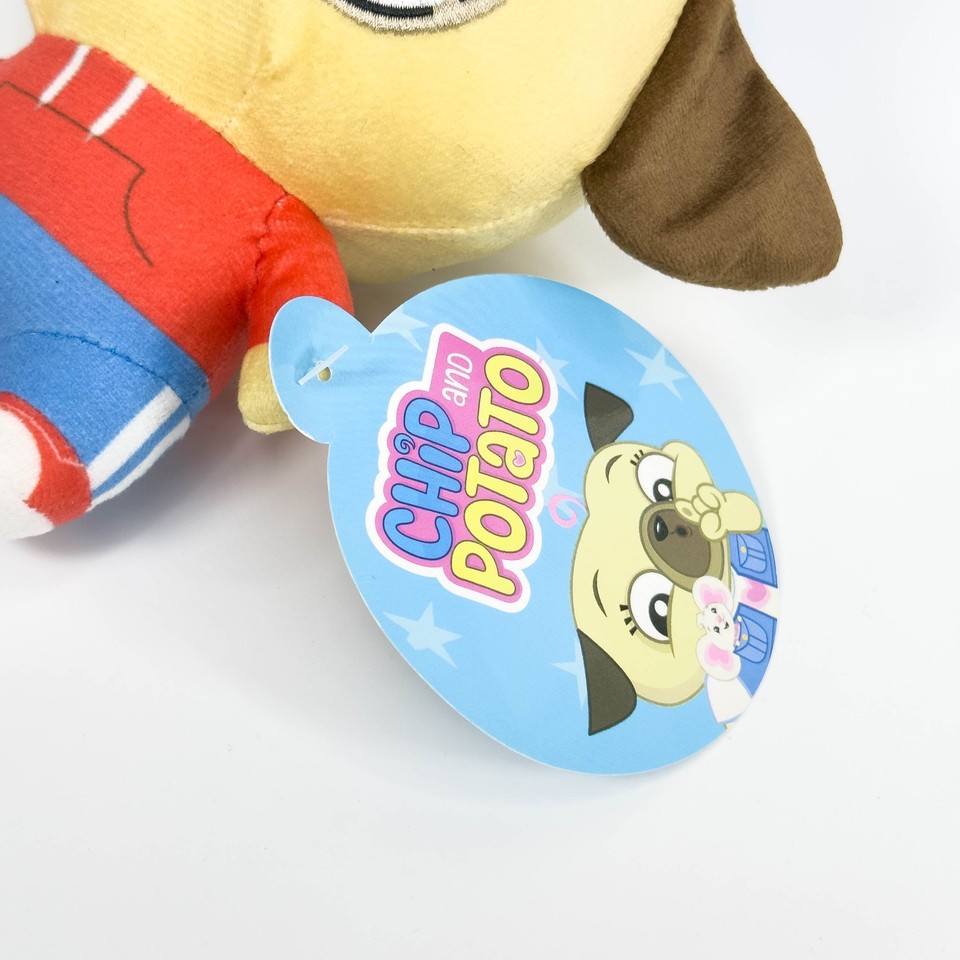 Chip and Potato Spud Puppy Plush Toy WildBrain 7-8" Stuffed Anima Rare ...