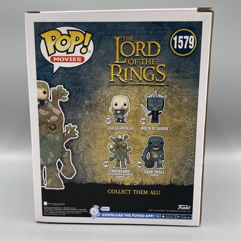 JOHN RHYS-DAVIES signed LORD OF THE RINGS TREEBEARD Funko Pop JSA COA ...