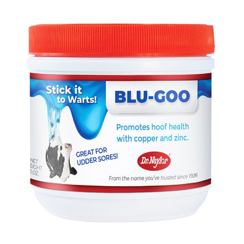 New! BLU-GOO FOR CATTLE 16 oz. For cow hoof health Udder sores Warts ...