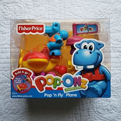 Fisher Price Pop-Onz Building System Pop 'n Fly Plane | eBay