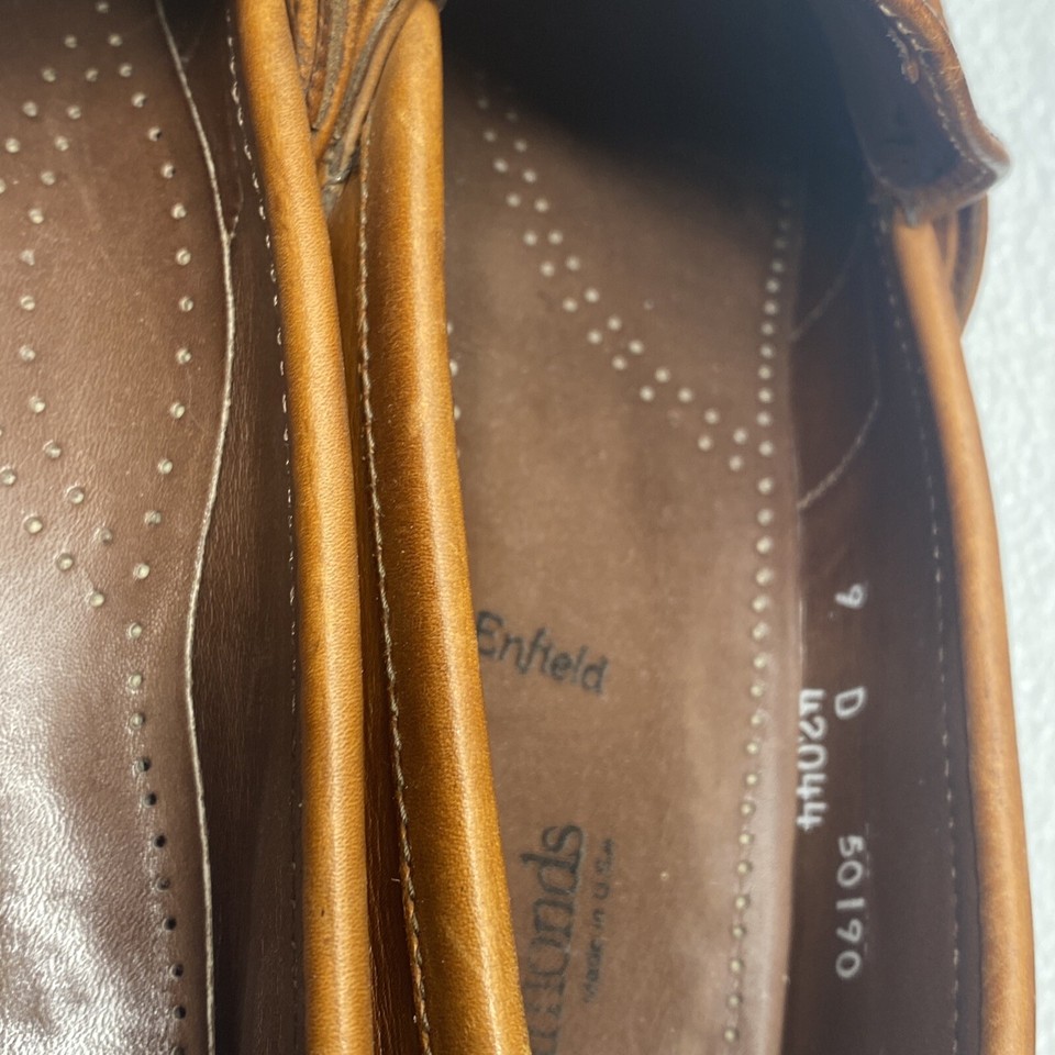 Allen Edmonds Maxfield Mens Size 9D Brown leather Slip On Tassel ...