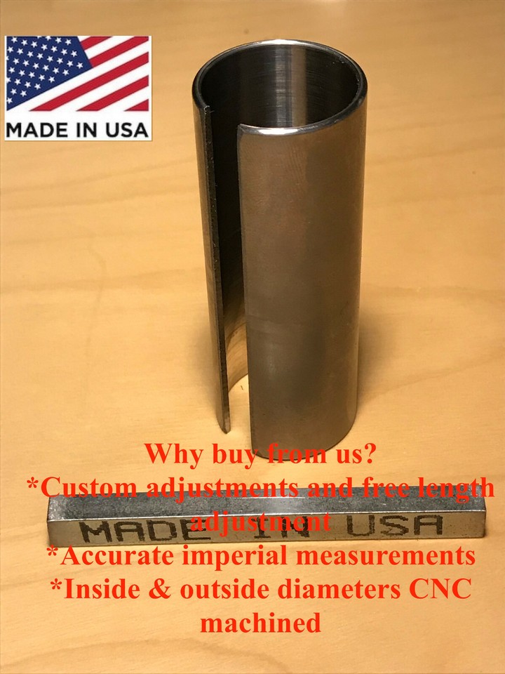 5/8" to 7/8" x 3" Shaft Adapter Pulley Bore Reducer Bushing Sleeve ...