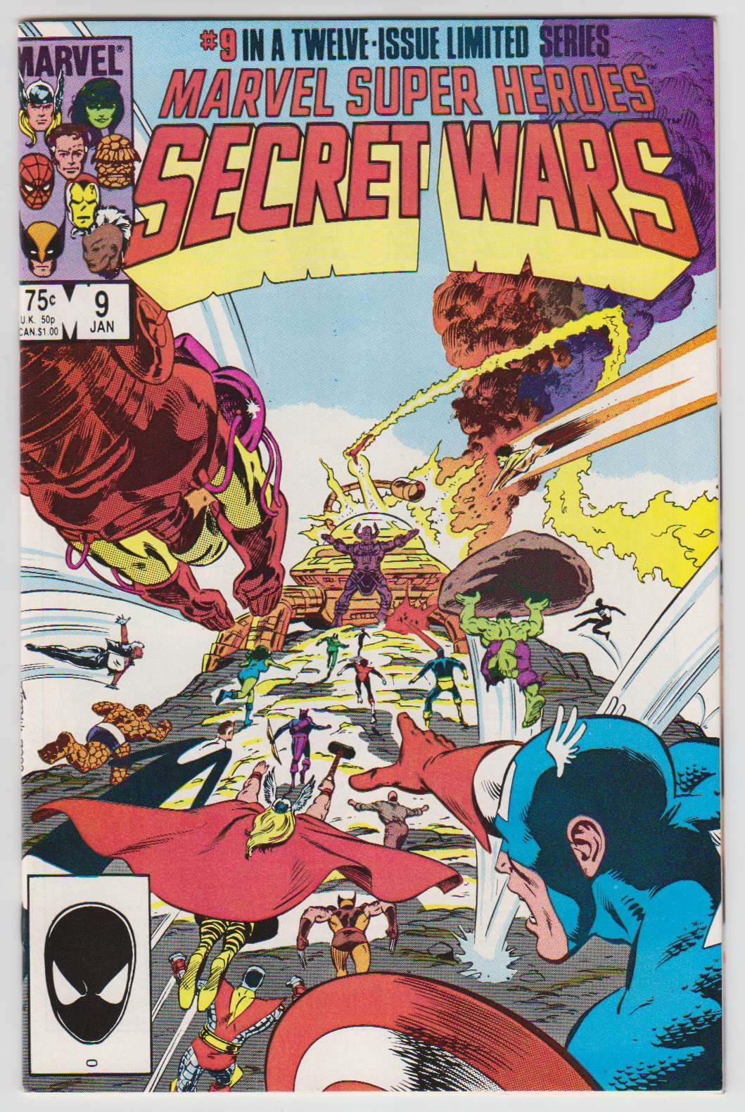 L9791: Marvel Super Heroes Secret Wars #9, Vol 1, Mint Condition | eBay