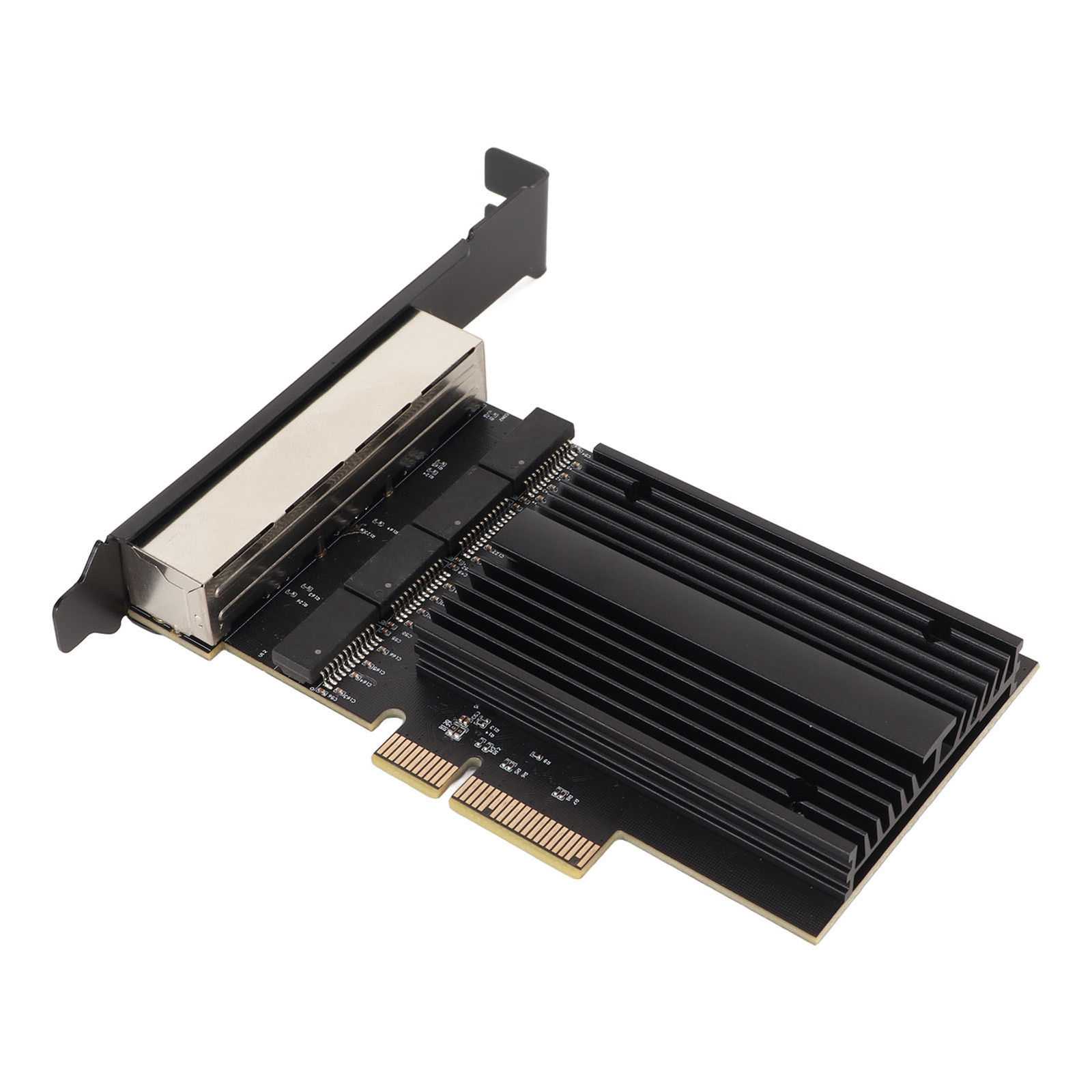 4 Port RJ45 Gigabit Ethernet Card 10/100/1000/25000 Mbps PCIE Network ...