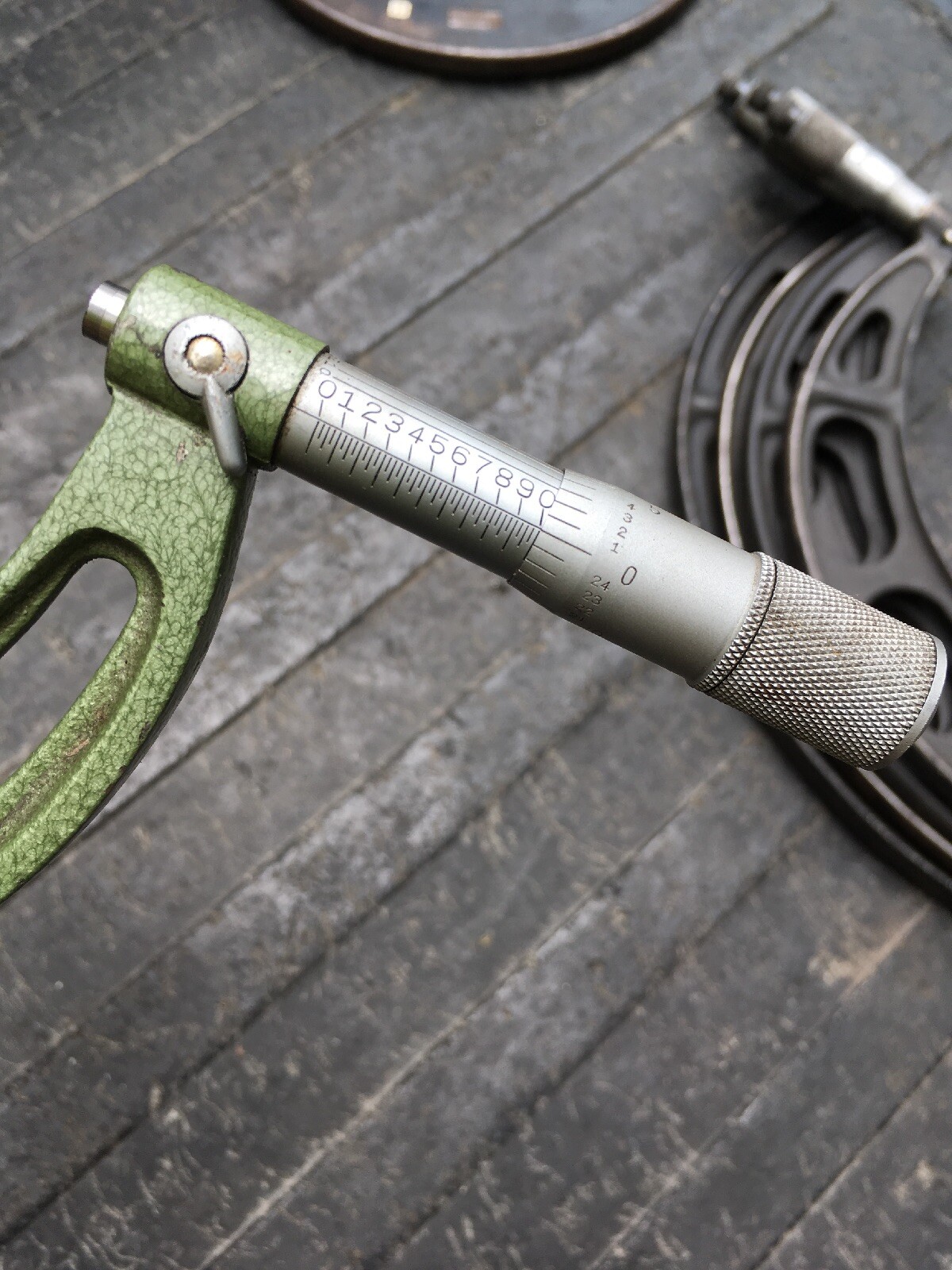 4-5” Carbide Faced Micrometer Friction Slip Handle .0001 Machinist Tool ...