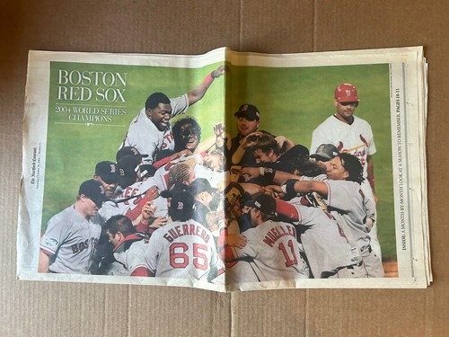 Hartford Courant Boston Red Sox This Year October 30, 2004 Section G | eBay