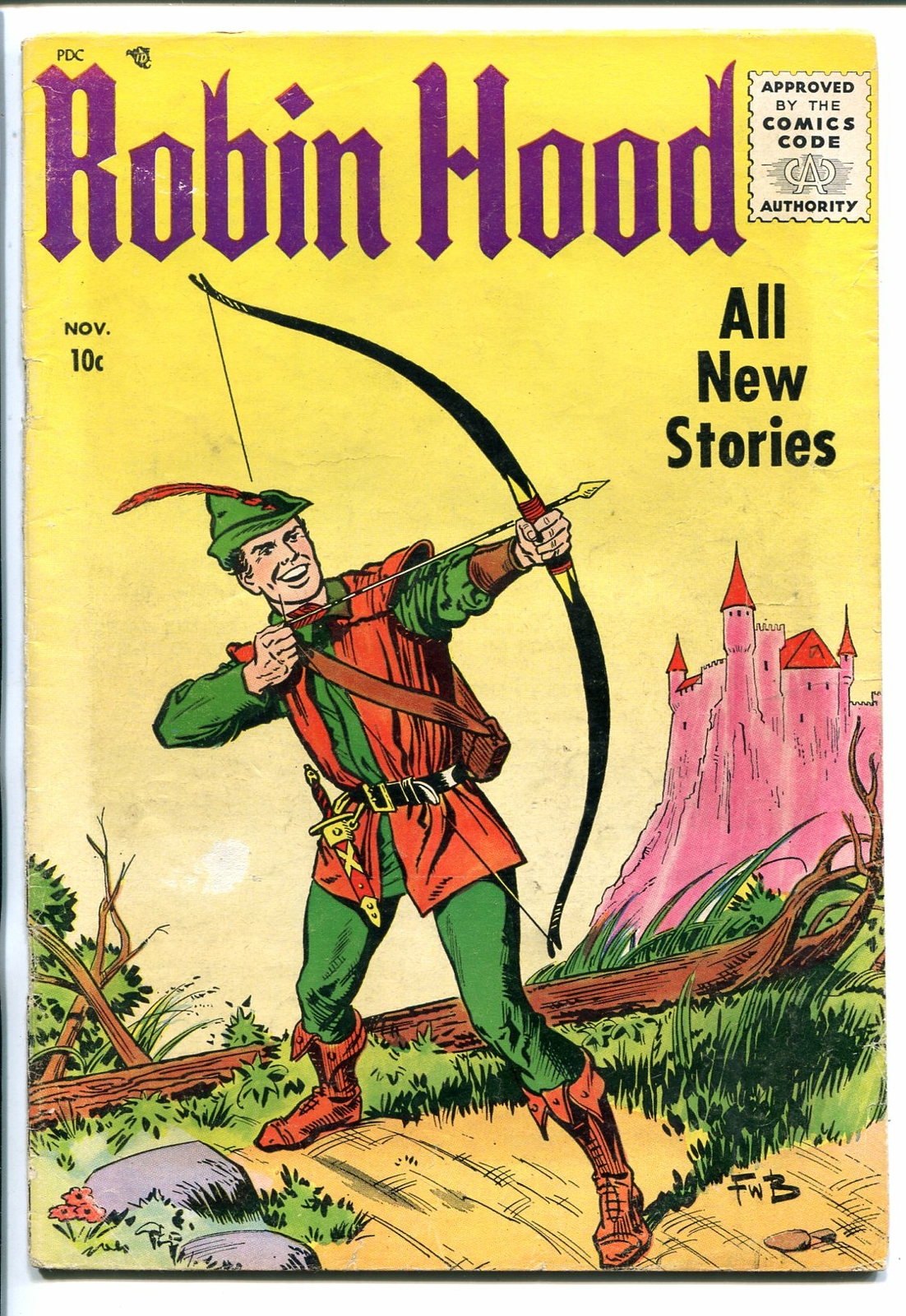 ROBIN HOOD #52 1955-ME-1ST ISSUE-FRANK W BOLLE-ORIGIN-vg minus | eBay