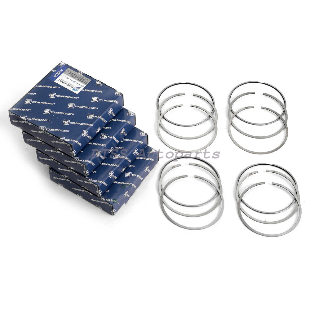 Set of 4 OEM Kolben KS Piston Ring Set For VW Jetta GTI Audi A4 2.0T ...