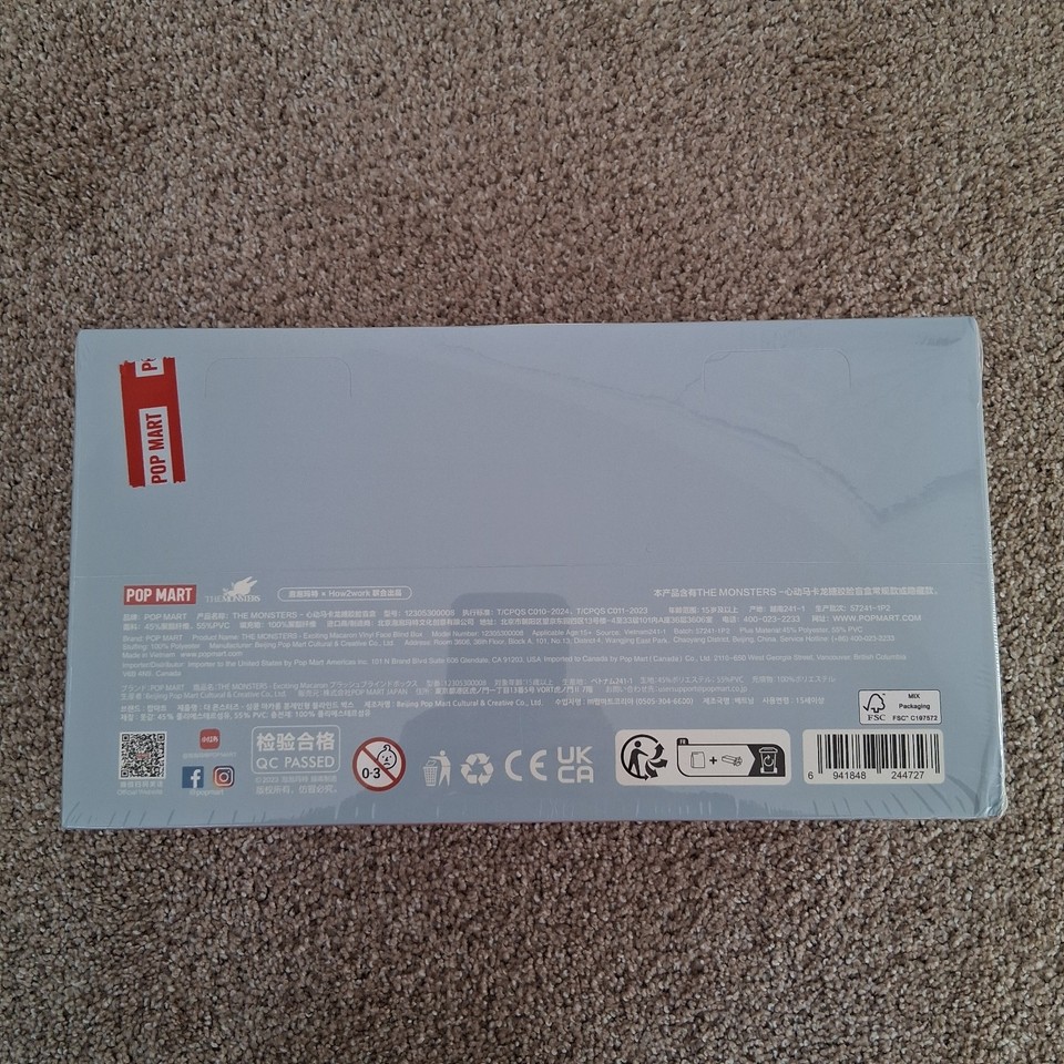 Pop Mart Exciting Macron Labubu The Monsters 6 pack 1/6 size . | eBay