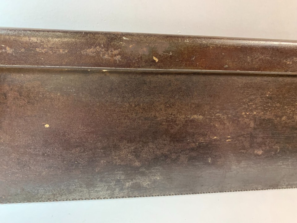 ANTIQUE RARE DEHORNING HAND SAW HENRY DISSTON & SONS PHILADELPHIA CAST ...