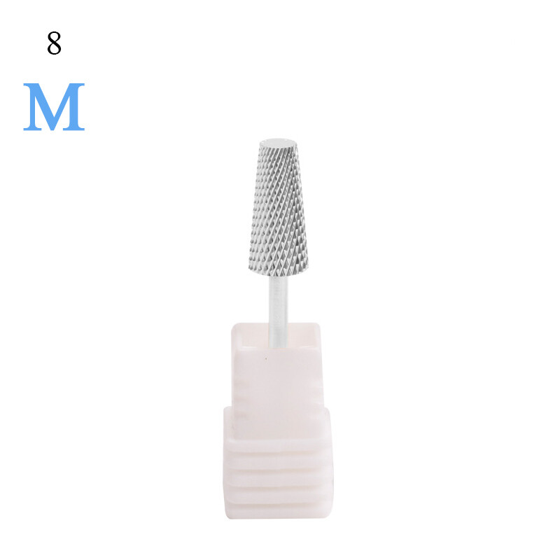 Electric Rotary File Drill Bits Head Manicure Ceramic Carbide Nail Art ...