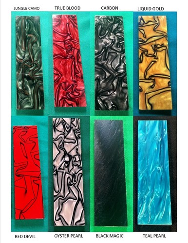 2 Pcs Of 1/4 Kirinite TORTOISE SHELL Knife Handle Blanks Scales .25 x 5 ...