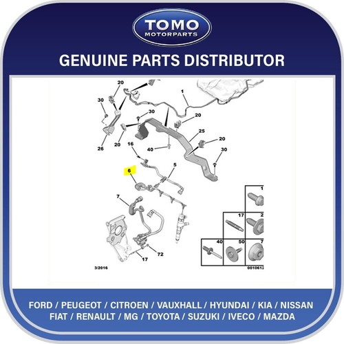 Citroen Dispatch Return Pipe 9823897880 | eBay