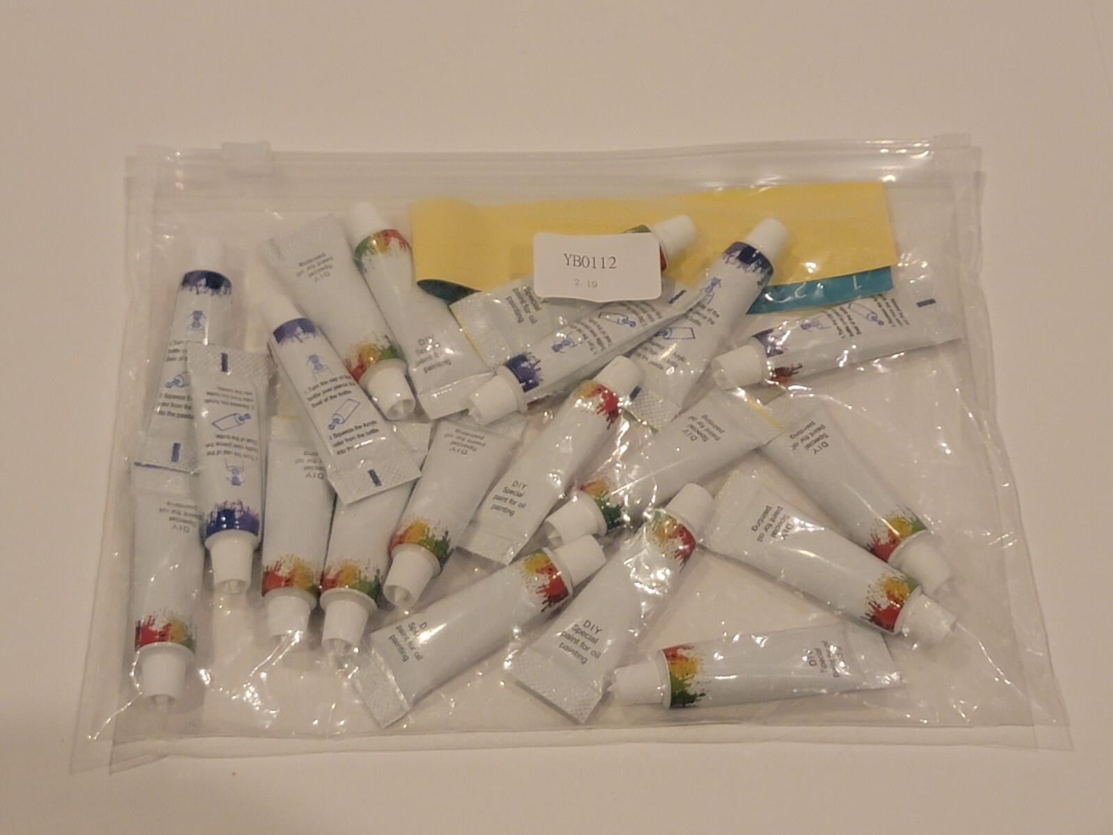 20 Pcs Special Paint For Oil Painting Squeezable Small Tubes (YB0112 ...