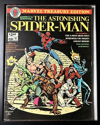 SPIDER-MAN /1978 MARVEL Treasury Edition 18 Astonishing Comic X-Men ...