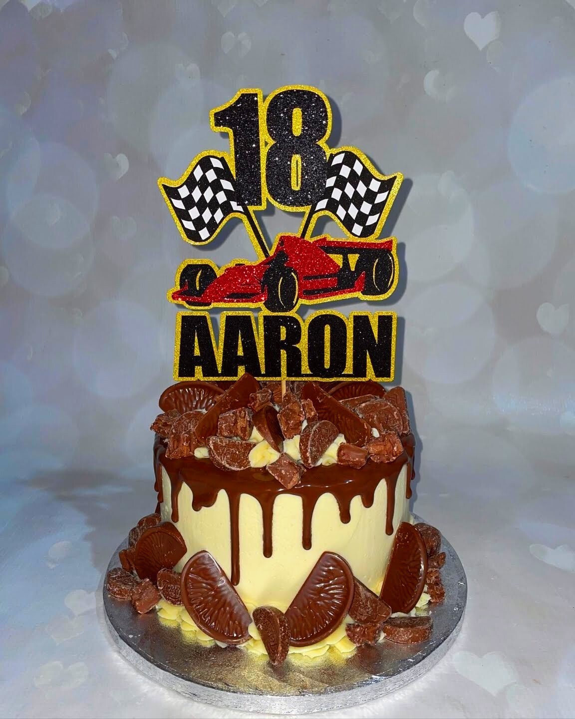 F1 Supercar Cake Topper No.1 Dad Fathers Day Formula 1 Free Delivery ...