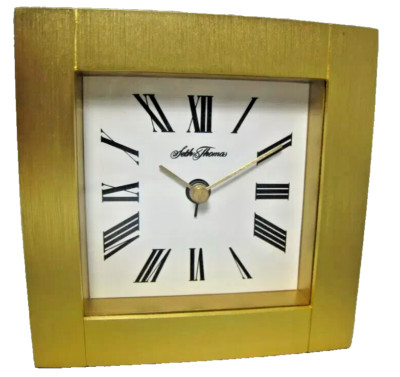 New Gold Seth Thomas Classic Roman Dial Alarm Clock | eBay