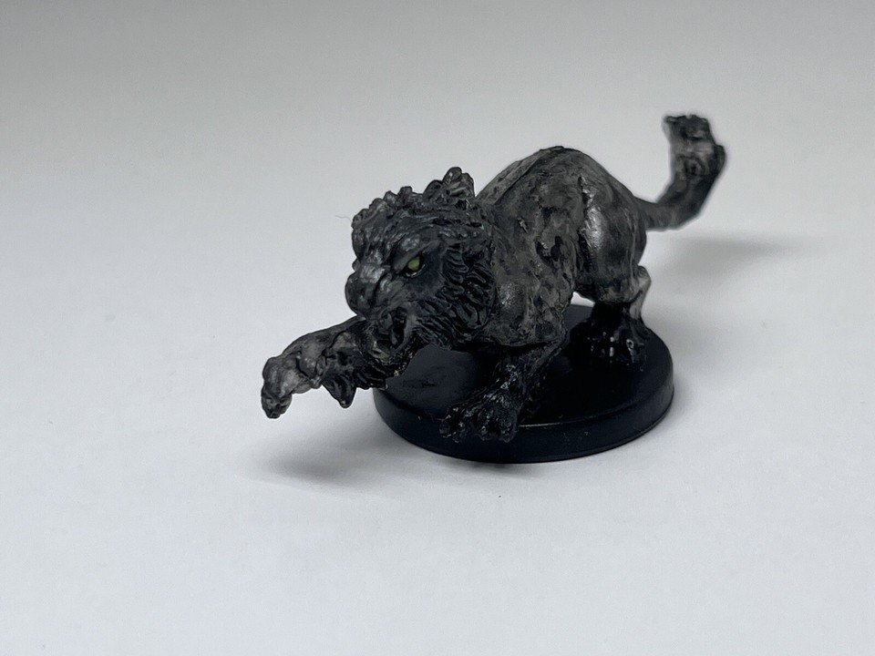 D&D Miniatures: Dungeons of Dread 59/60: Spectral Panther with Card | eBay