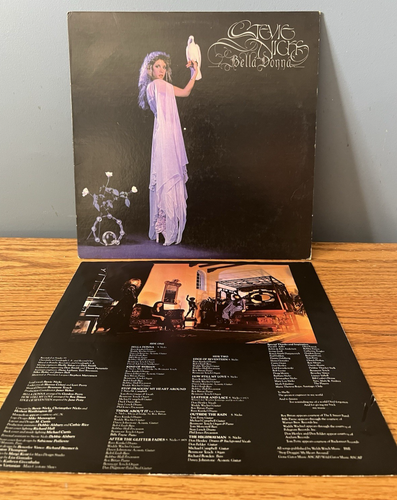 Stevie Nicks “Bella Donna”LP 1981... Sleeve glue failed on bottom of ...