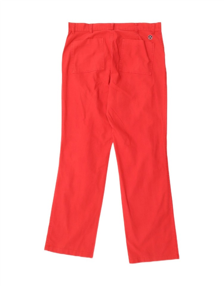 NORTH SAILS Mens Straight Chino Trousers IT 48 Medium W32 L32 Red ...