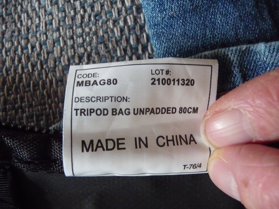 Manfrotto Tripod Bag MBAG80 unpadded 80cm | eBay UK