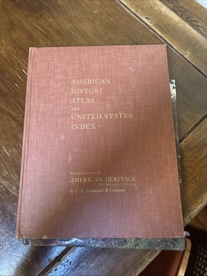 American History Atlas and United States Index | eBay