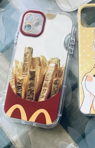 New McDonald Red Gold French Fry Food Phone Case Cover Hologram iPhone ...