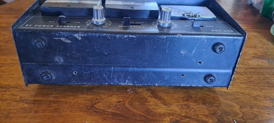 Vintage Para Dynamics PDC 600 RF Analog Power Scanner Black Modulation ...