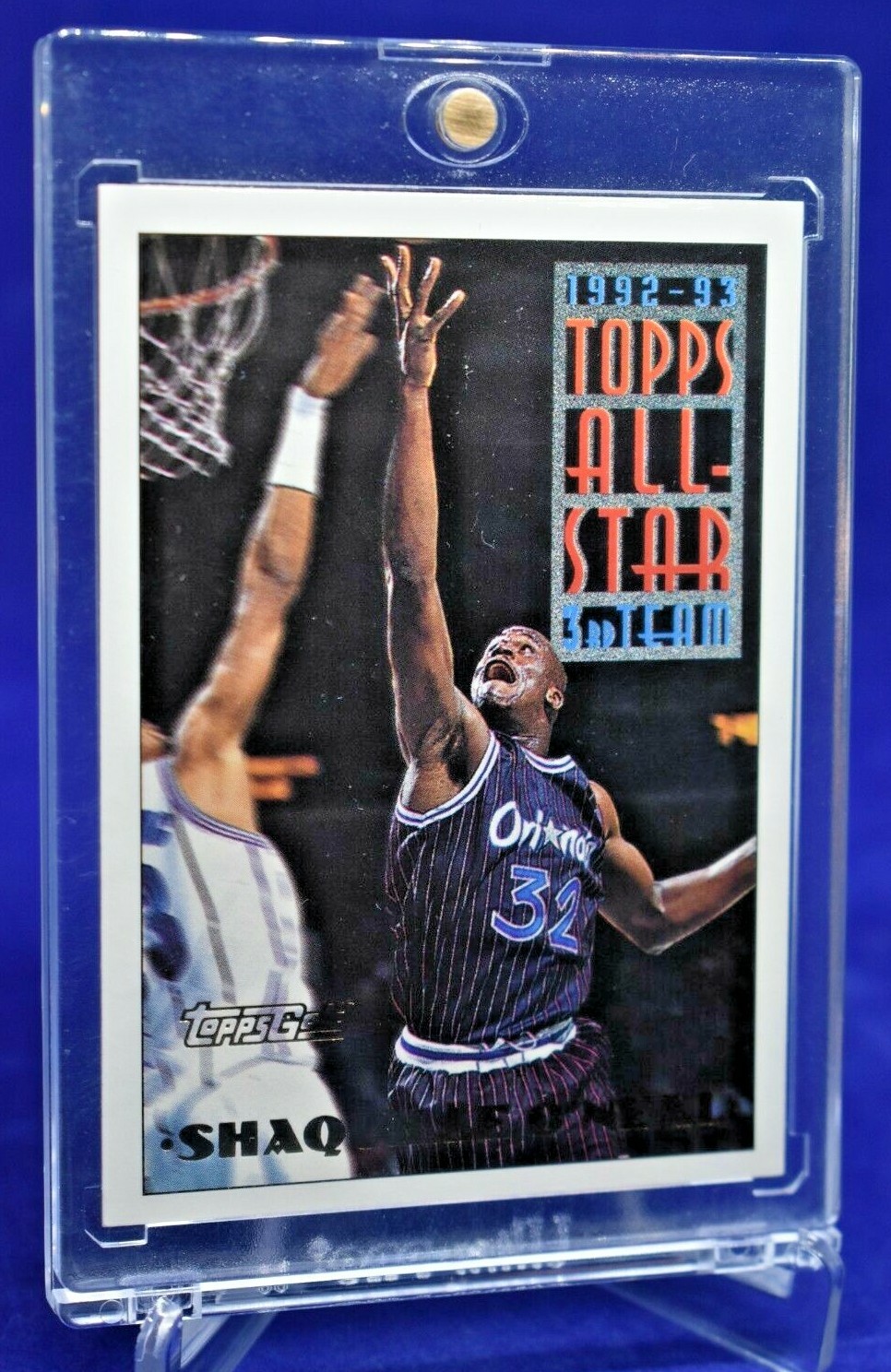 SHAQUILLE O'NEAL TOPPS ROOKIE ALL STAR GOLD LOGO ORLANDO MAGIC | eBay