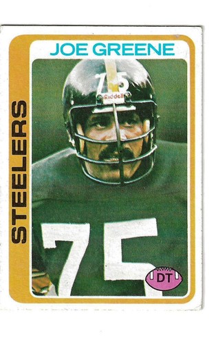 1978 TOPPS FOOTBALL CARD #295 JOE GREENE PITTSBURGH STEELERS F | eBay