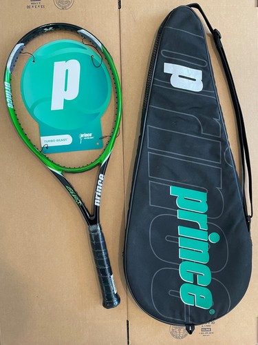 Prince Turbo Beast Tennis Racket (TC87A) w/ Cover - 4 5/8, MP, Unstrung ...