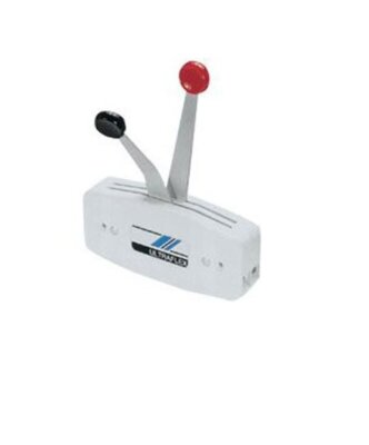 Uflex Side Mount Dual Lever Control, Light Grey B47 | eBay