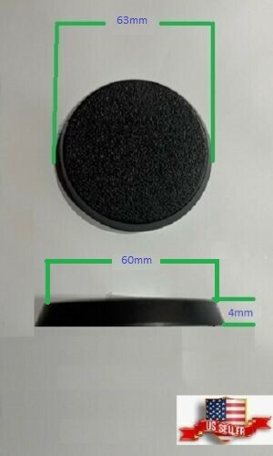 Lot Of 10 60mm Round Bases For Warhammer 40k & AoS GW Monstrous Bitz | eBay