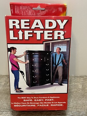 READY LIFTER Furniture Moving Straps Harness Equipment 2 Person System ...